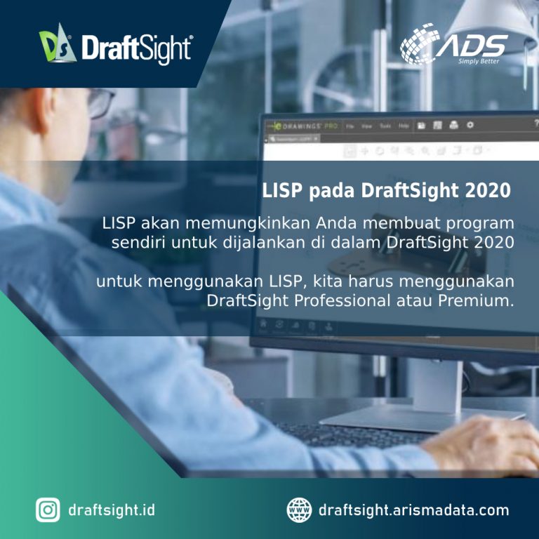Menggunakan Lisp pada Draftsight 2020