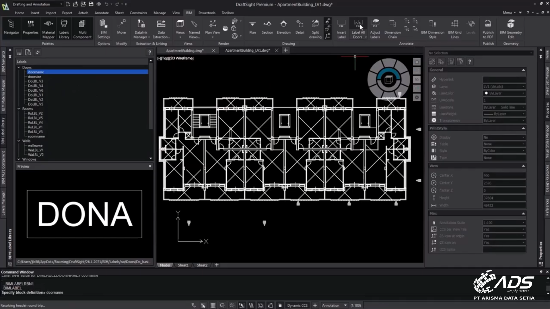 Maksimalkan Kolaborasi BIM dan File 2D DWG dengan Modul BIM DraftSight