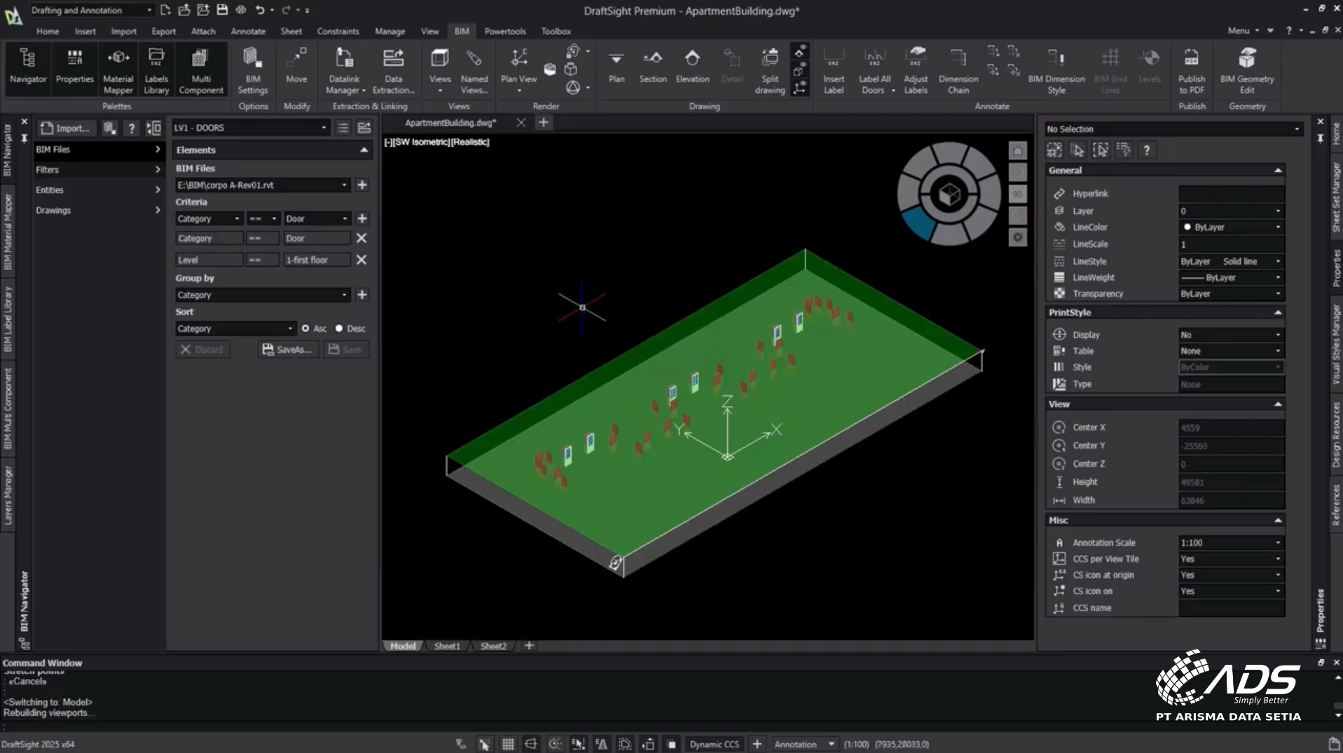 Maksimalkan Kolaborasi BIM dan File 2D DWG dengan Modul BIM DraftSight